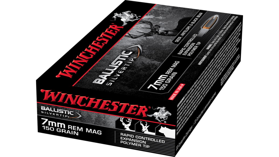 Winchester 7mm Rem Mag 150 gr FPT Ballistic Silvertip 20/Box 200 Rounds